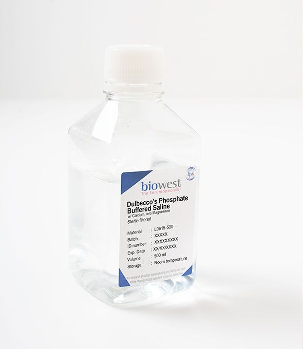 Dulbecco's Phosphate Buffered Saline (DPBS) sans Calcium sans Magnésium ...