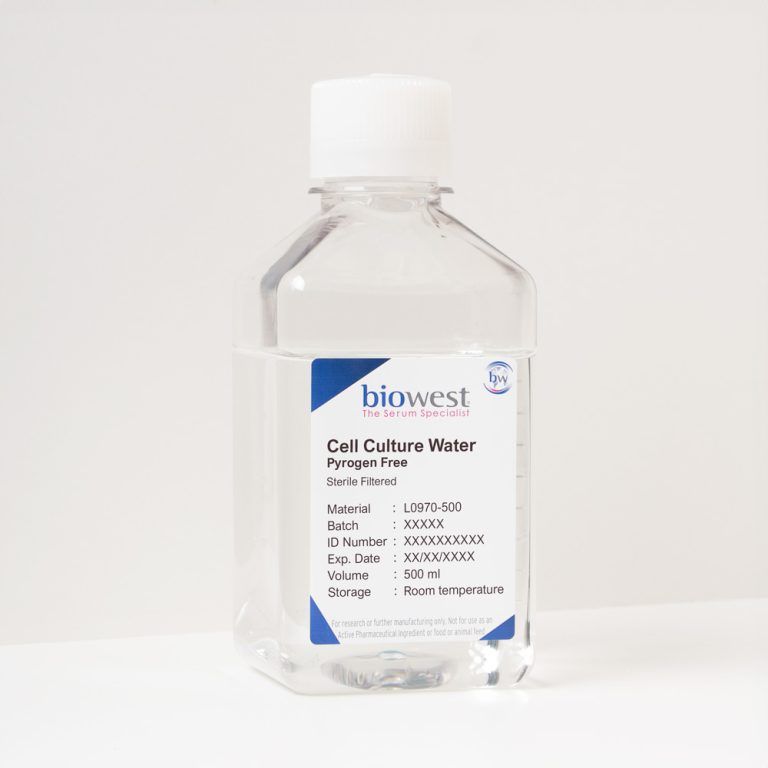 Cell Culture water Pyrogen free - L0970 | Biowest | Your best choice ...