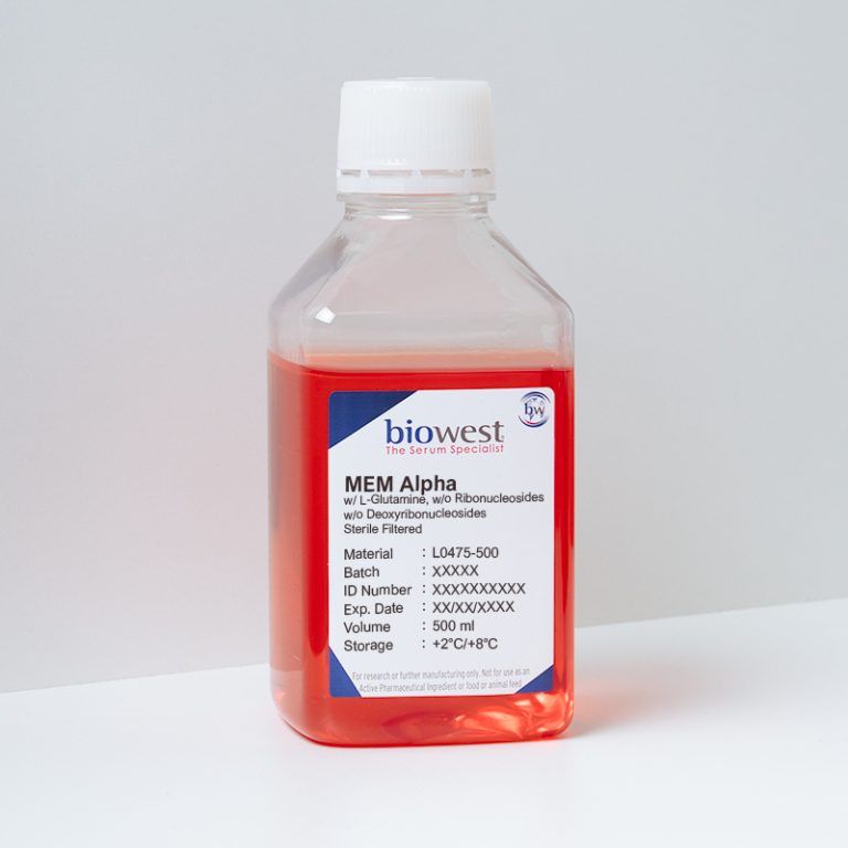 MEM - Minimum Essential Medium | Biowest | Your best choice for animal serum