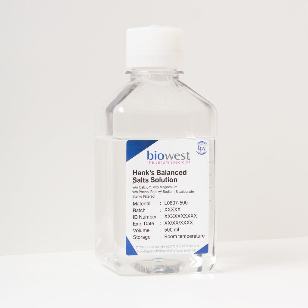 Hanks' Balanced Salts Solution (HBSS) ohne Calcium, ohne Magnesium, mit ...