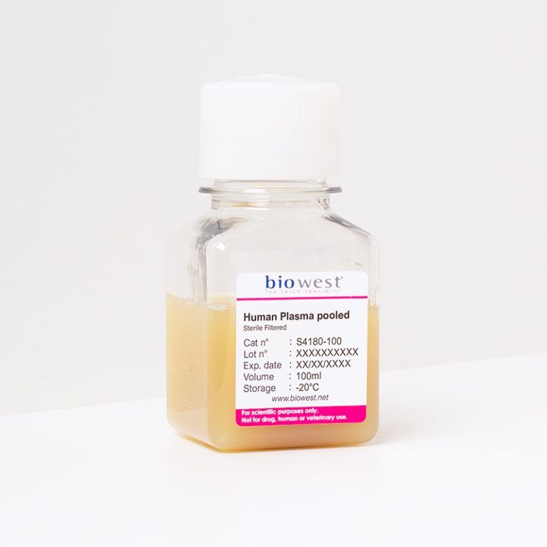 Human Plasma Pooled - S4180 | Biowest | Your best choice for animal serum